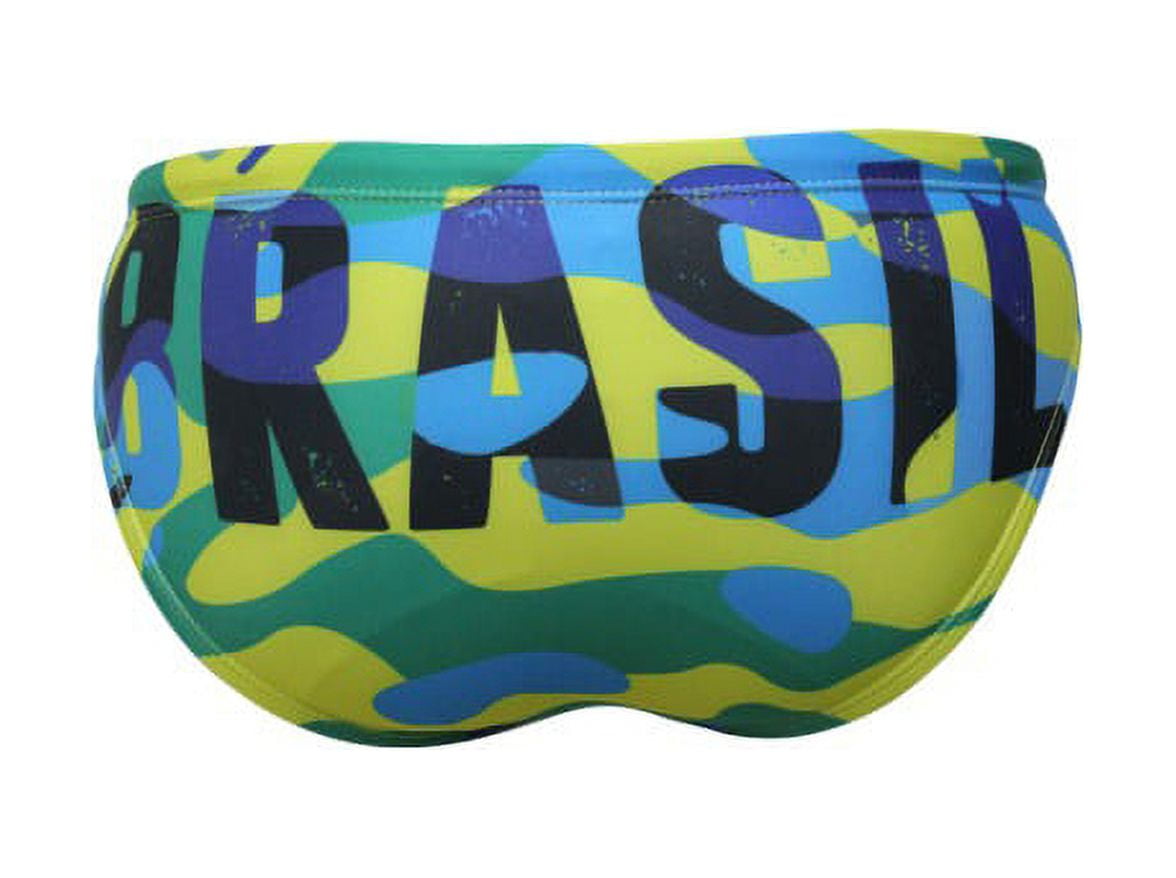 Men’s Athletic Swimwear Sporti Swimsuit Green MTS Brazil Camouflaged ...