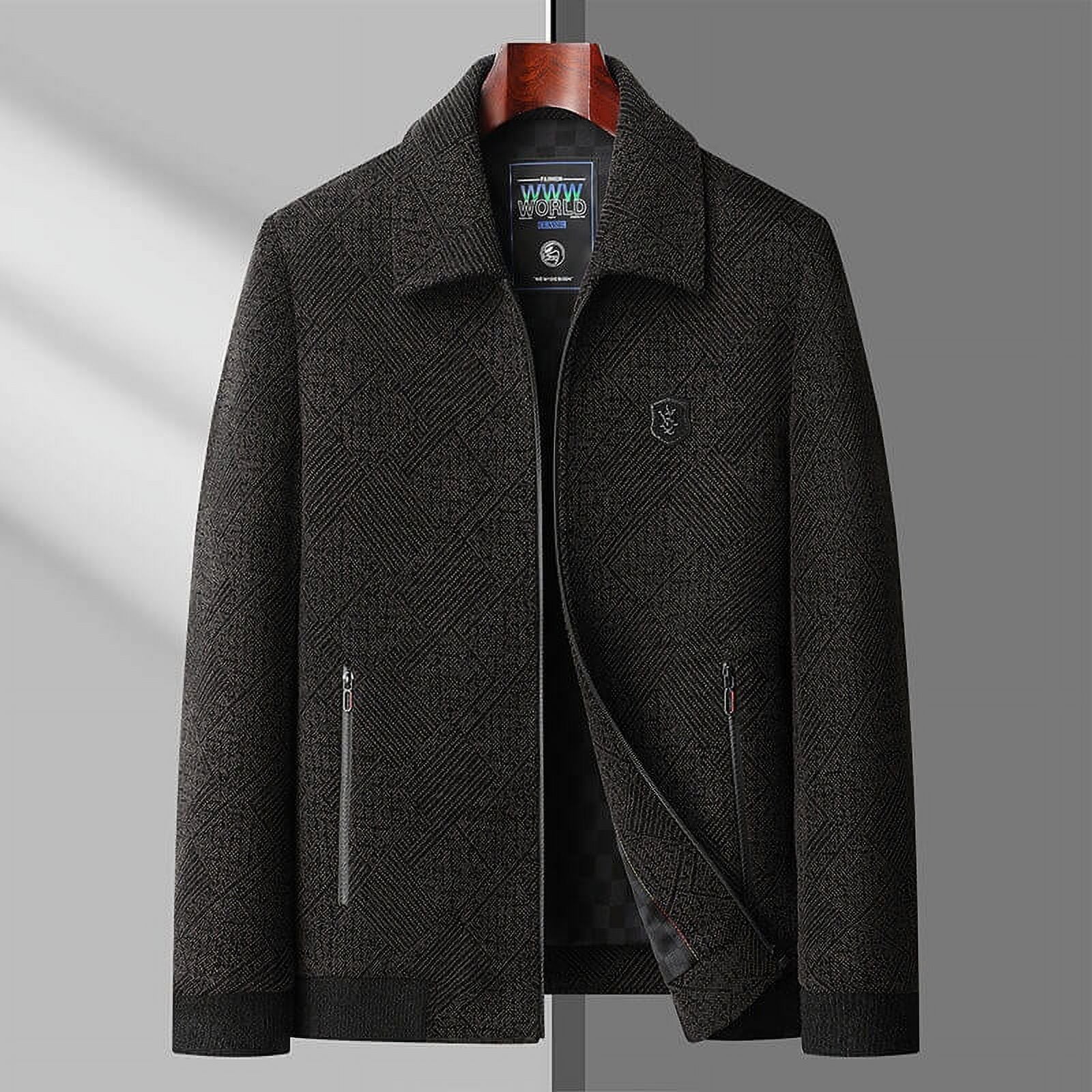 Men's Autumn/Winter Casual Chenille Jacket - Walmart.com