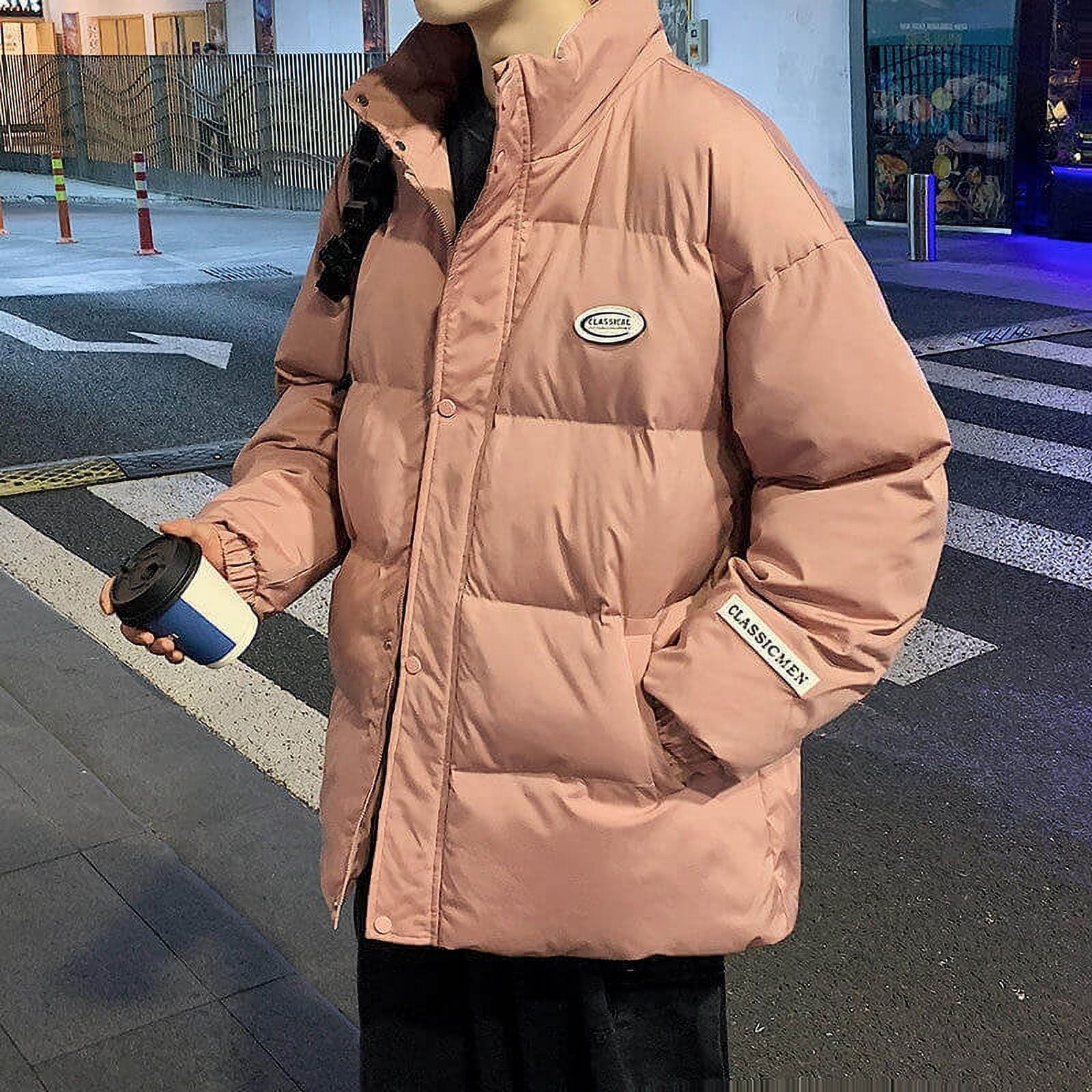 Men's Autumn/Winter Ins Warm Velcro Jacket - Walmart.com