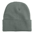 Men's Autumn Winter Outdoor Pull-On Knit Hat - Acrylic Stretch Turn-Up ...