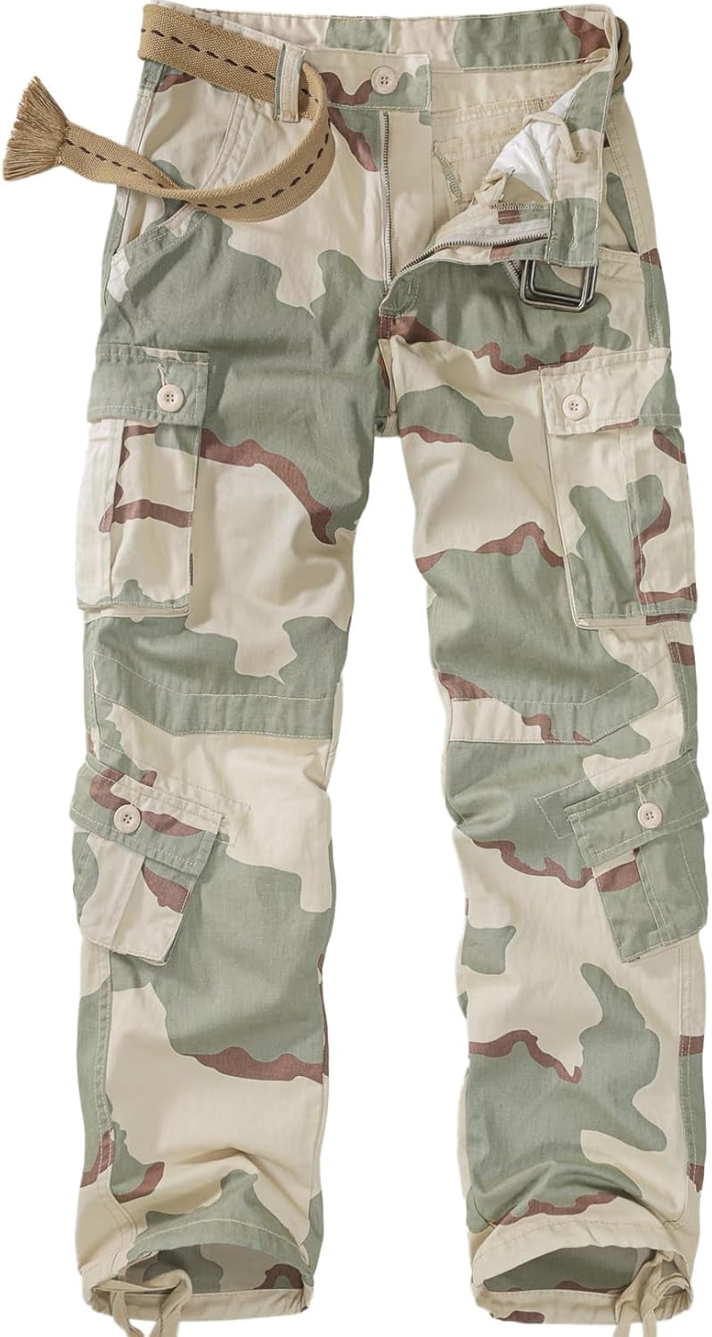 Men's BDU Casual Military Pants, Tactical Wild Army Combat ACU Rip Stop ...