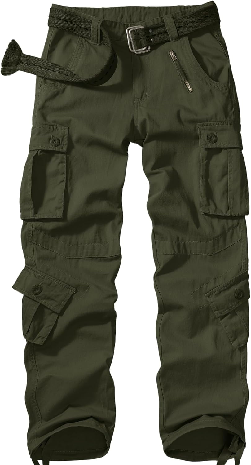 Men's BDU Casual Military Pants, Tactical Wild Army Combat ACU Rip Stop Camo Cargo Work Pants ...
