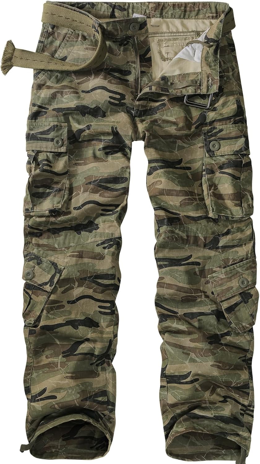 Men's BDU Casual Military Pants, Tactical Wild Army Combat ACU Rip Stop ...