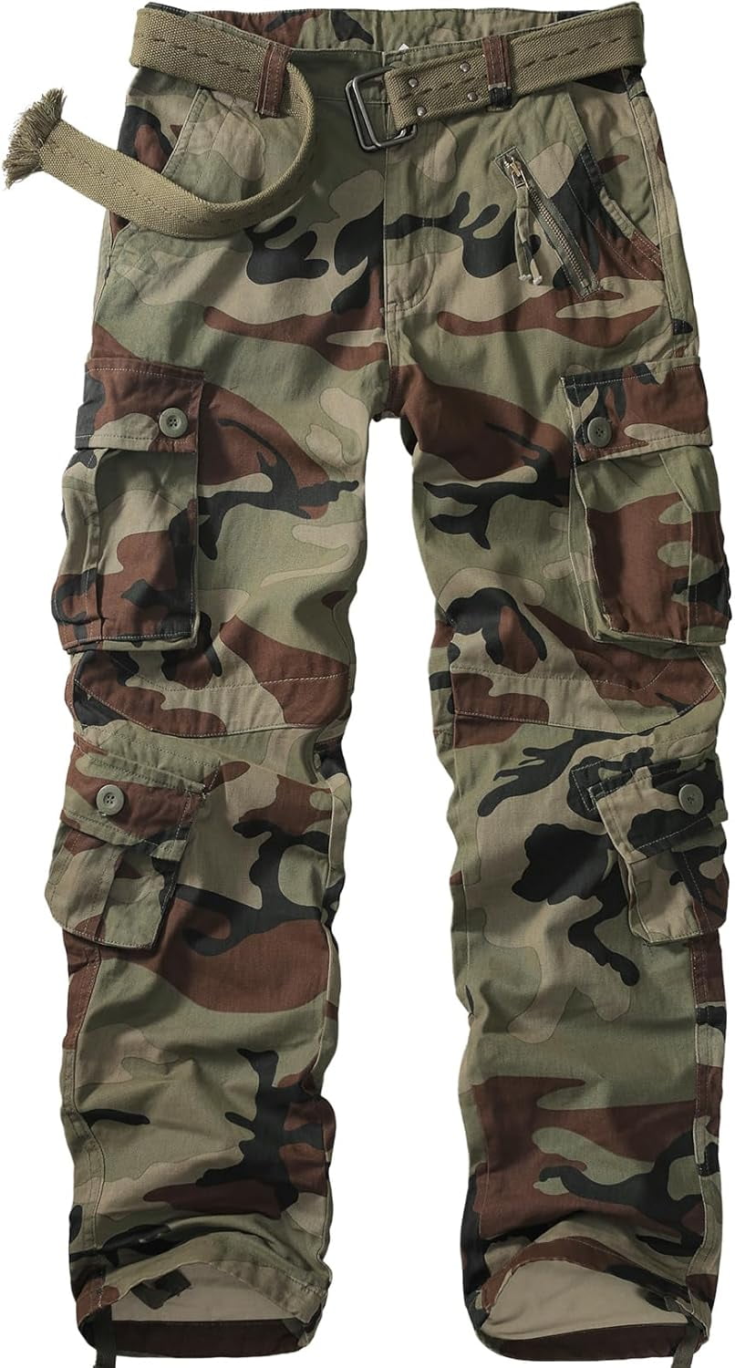Men's BDU Casual Military Pants, Tactical Wild Army Combat ACU Rip Stop ...