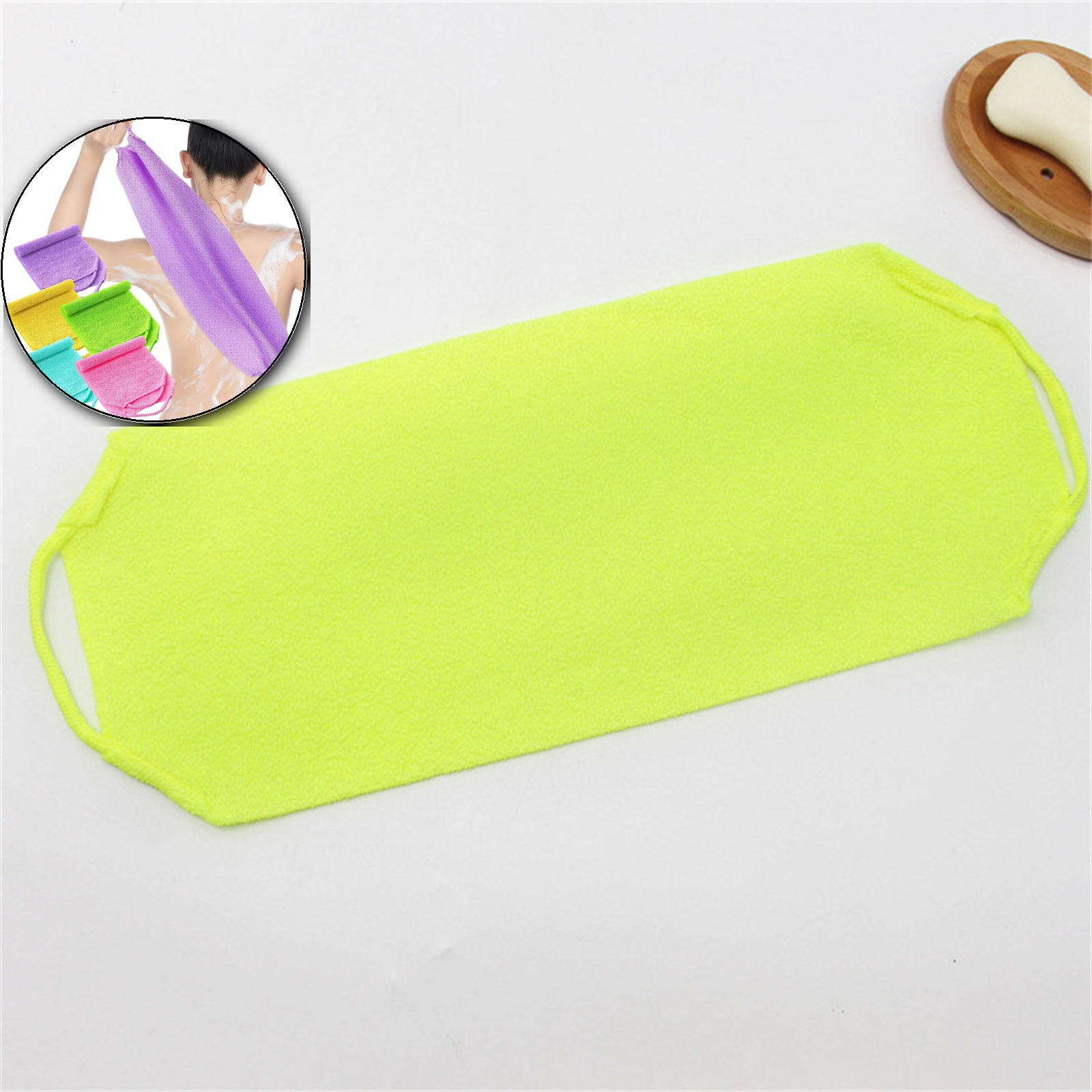 Men's Back Shower Towel, Women's Exfoliating Body Scrub, Nylon ...