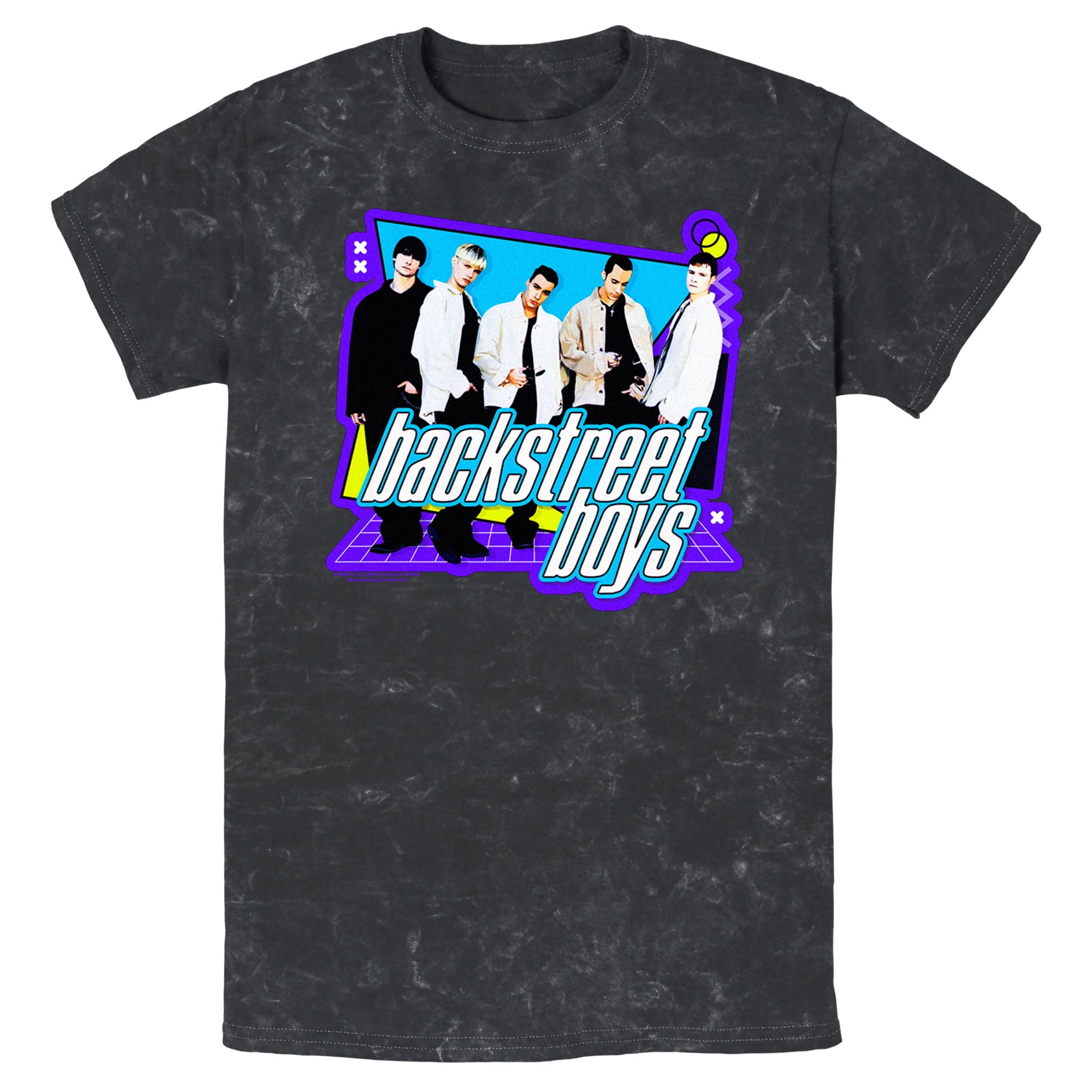 Men's Backstreet Boys Band 90s Pop Grid Graphic T-Shirt - Walmart.com