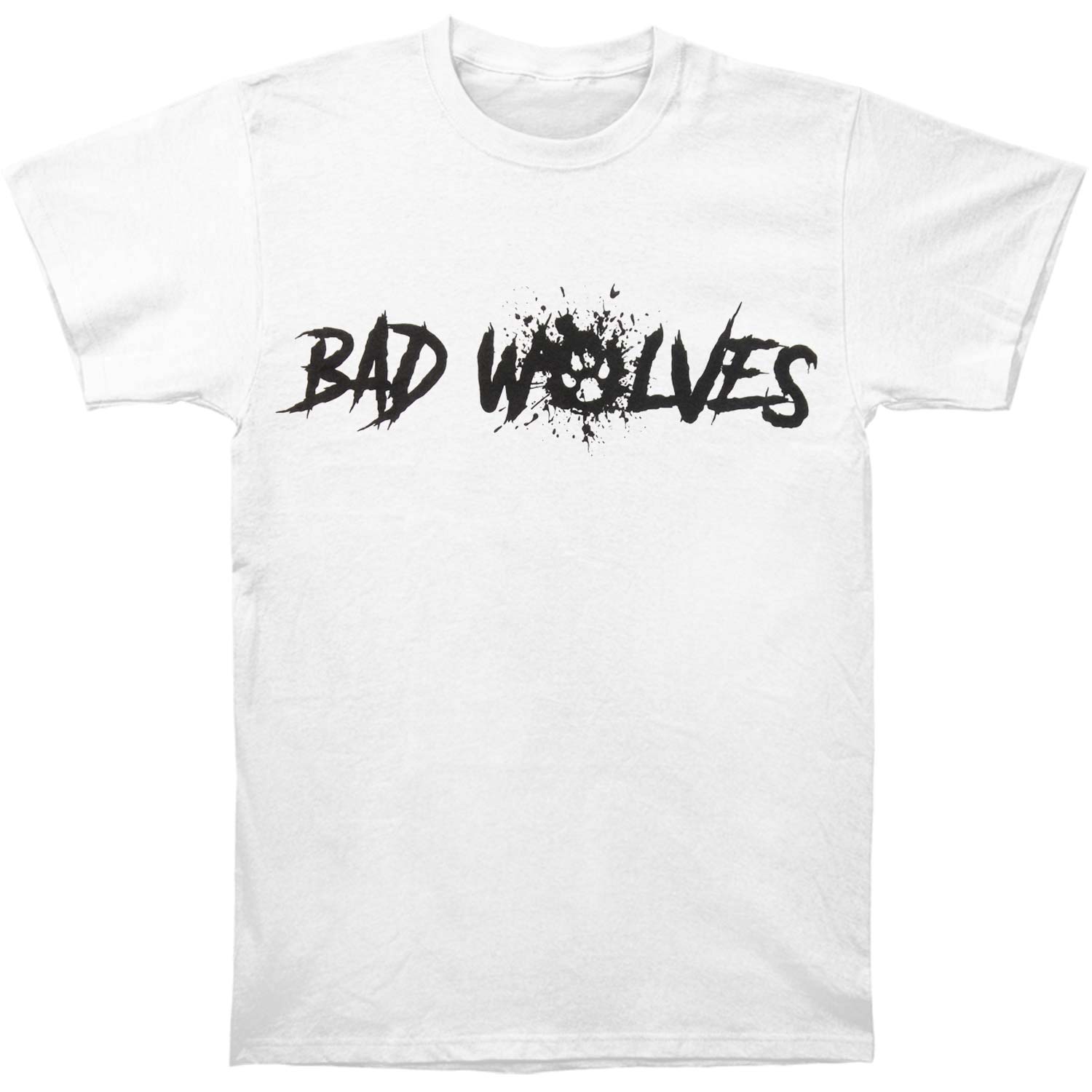 Men's Bad Wolves Paw Logo Slim Fit T-shirt XX-Large White - Walmart.com
