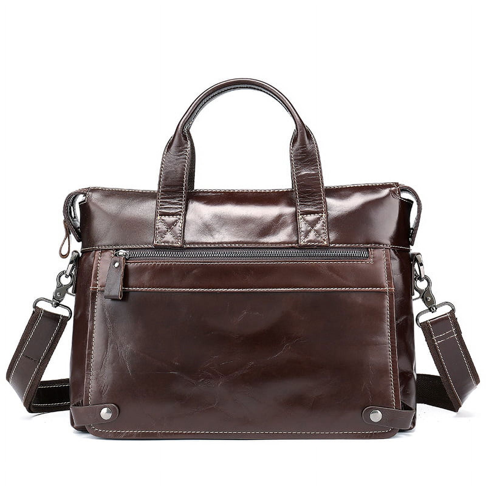 Men's Bag Genuine Leather Briefcase Bag for Men Laptop Bag Messenger ...