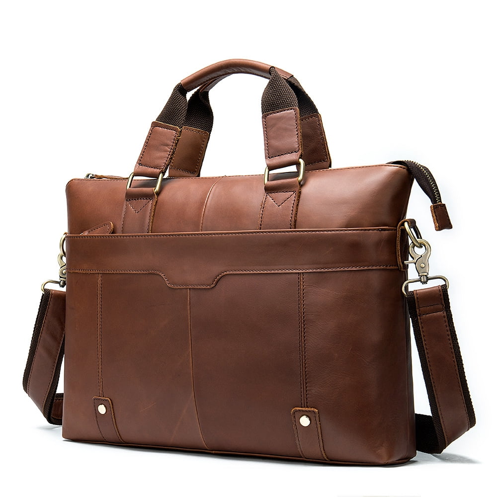 Men's Bag Genuine Leather Briefcase Bag for Men Laptop Bag Messenger ...
