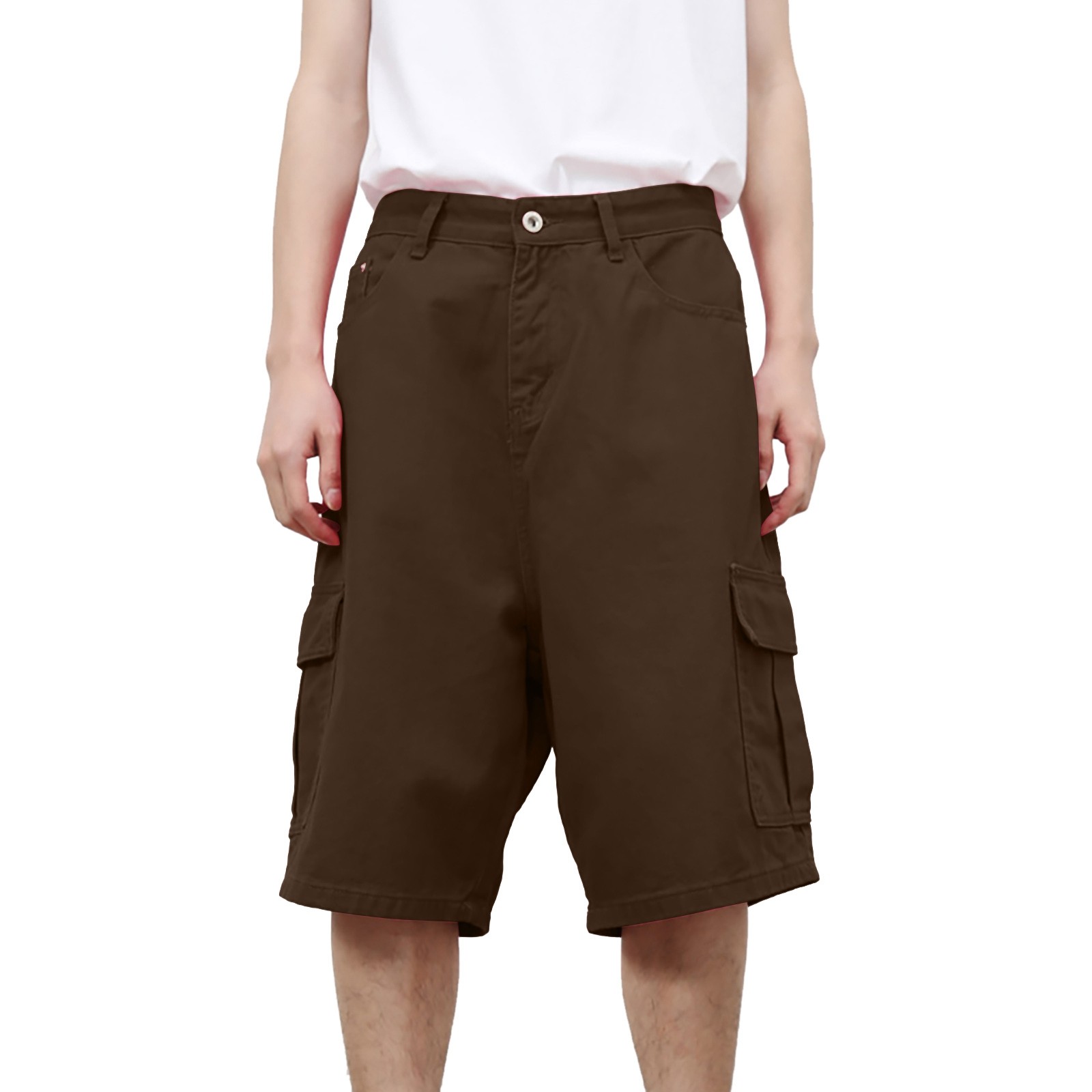 Men's Baggy Jeans Shorts Streetwear Denim Jorts Casual Comfortable ...