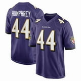 Men's Baltimore Humphrey 44 Purple Sports Player Game Stitched Name ...