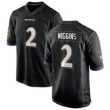 Men's Baltimore Wiggins 2 Black Sports Player Game Stitched Name Number ...
