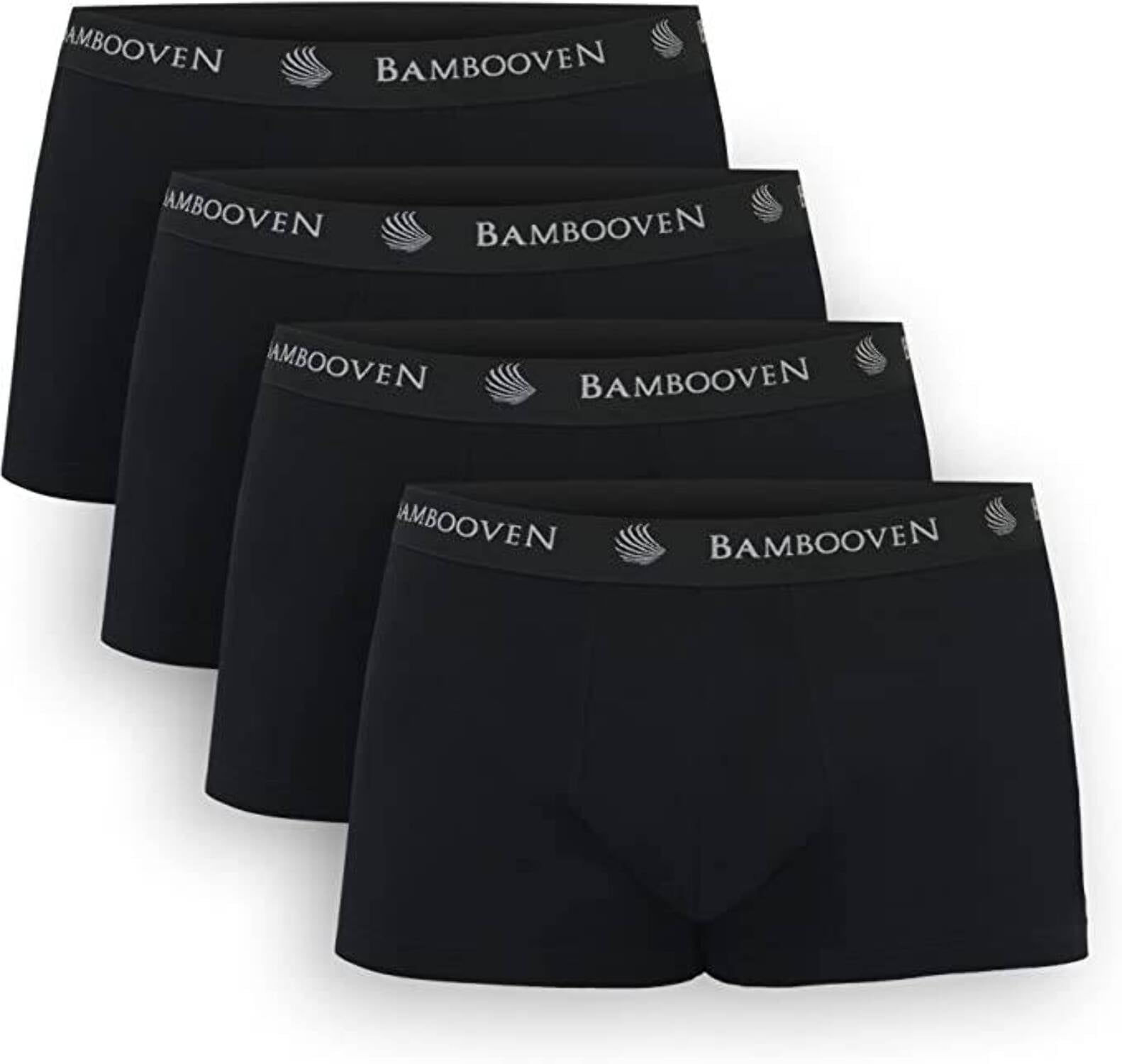 Bambooven Men’s Bamboo Trunks with Pouch 4-Pack - Walmart.com