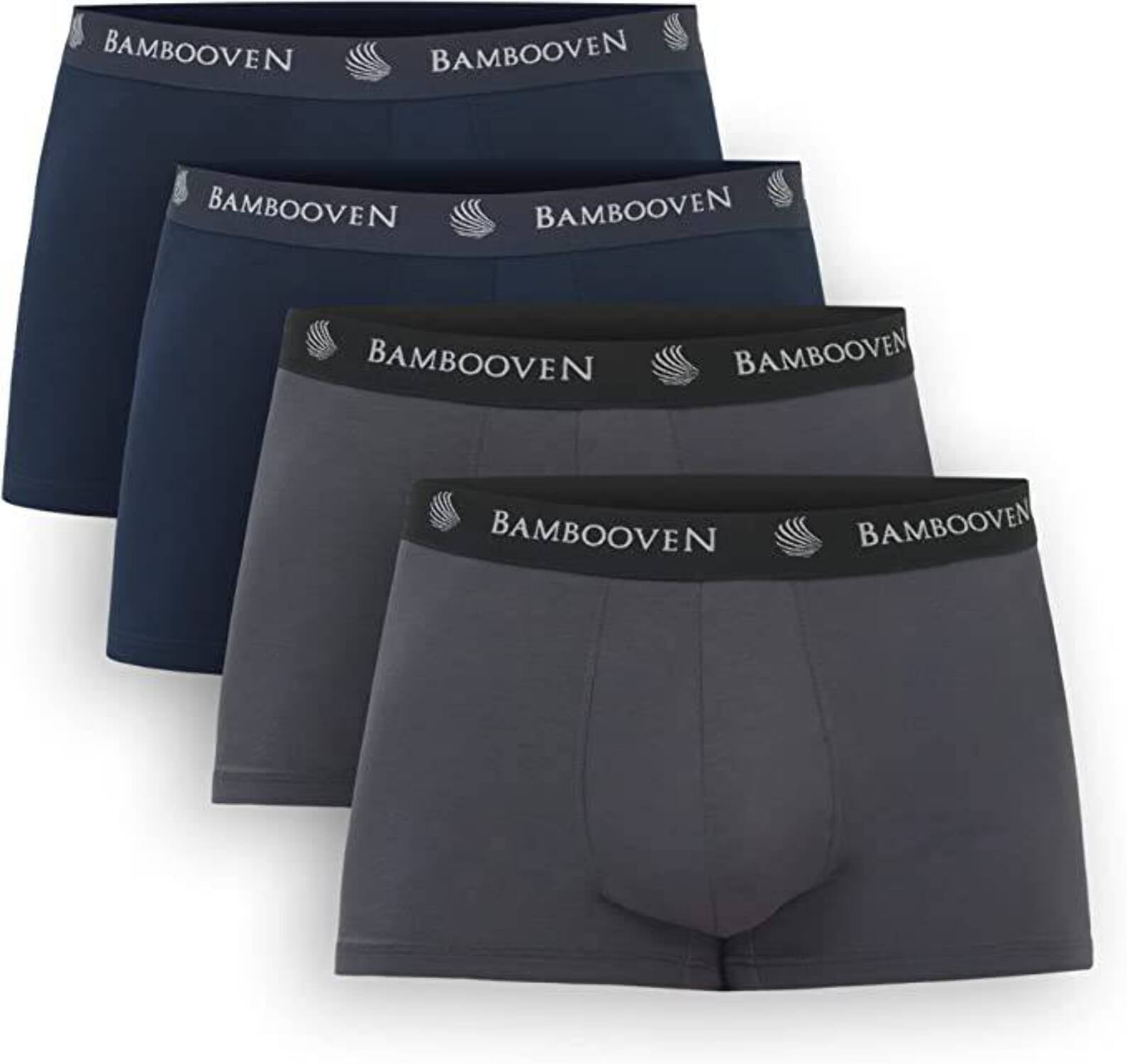 Men’s Bamboo Trunks with Pouch 4-Pack - Walmart.com