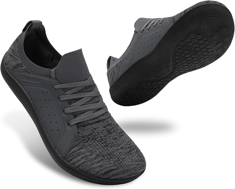 Men's Barefoot Shoes Minimalist Cross-Trainer Shoes Wide Toe Walking ...