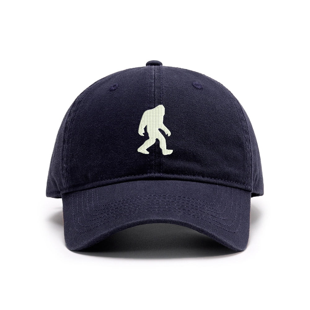 Men's Baseball Caps Embroidered Bigfoot Sasquatch Washed Cotton Vintage ...