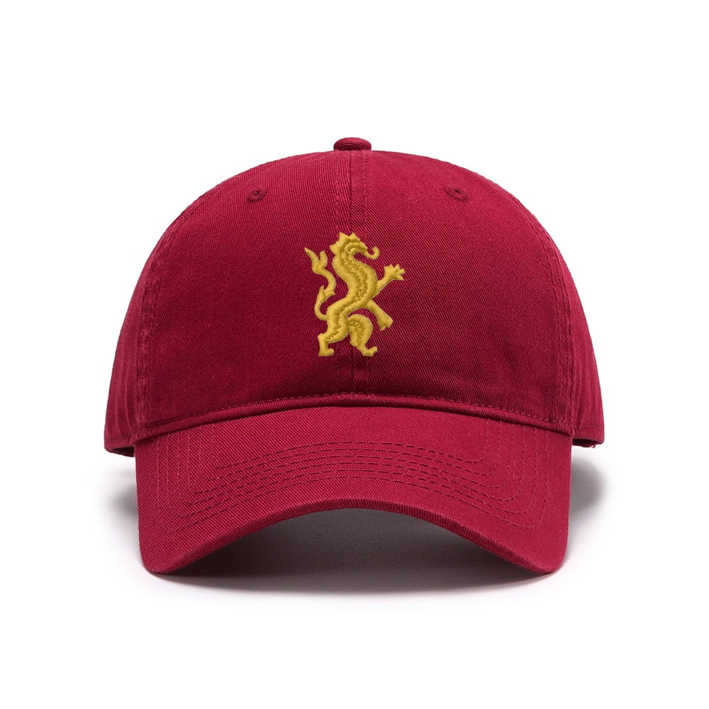 Men's Baseball Caps Embroidered Lion Graphic Washed Cotton Vintage Dad ...
