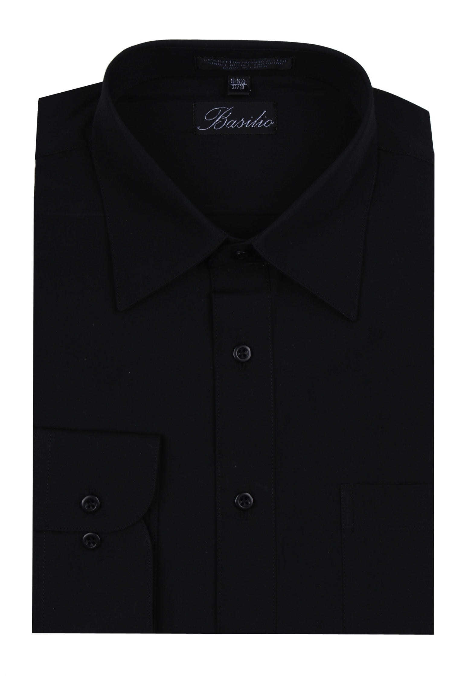 Men's Basilio Convertible Cuff Solid Dress Shirt - Many Colors ...
