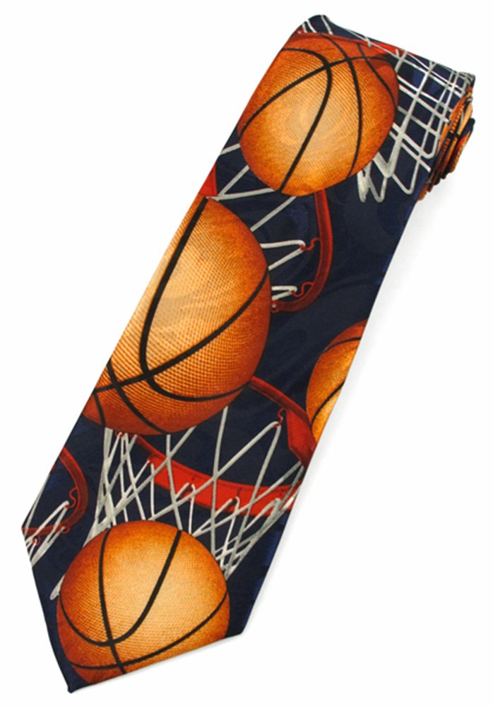 Personalized Monogram Basketball Tie for Men - Walmart.com