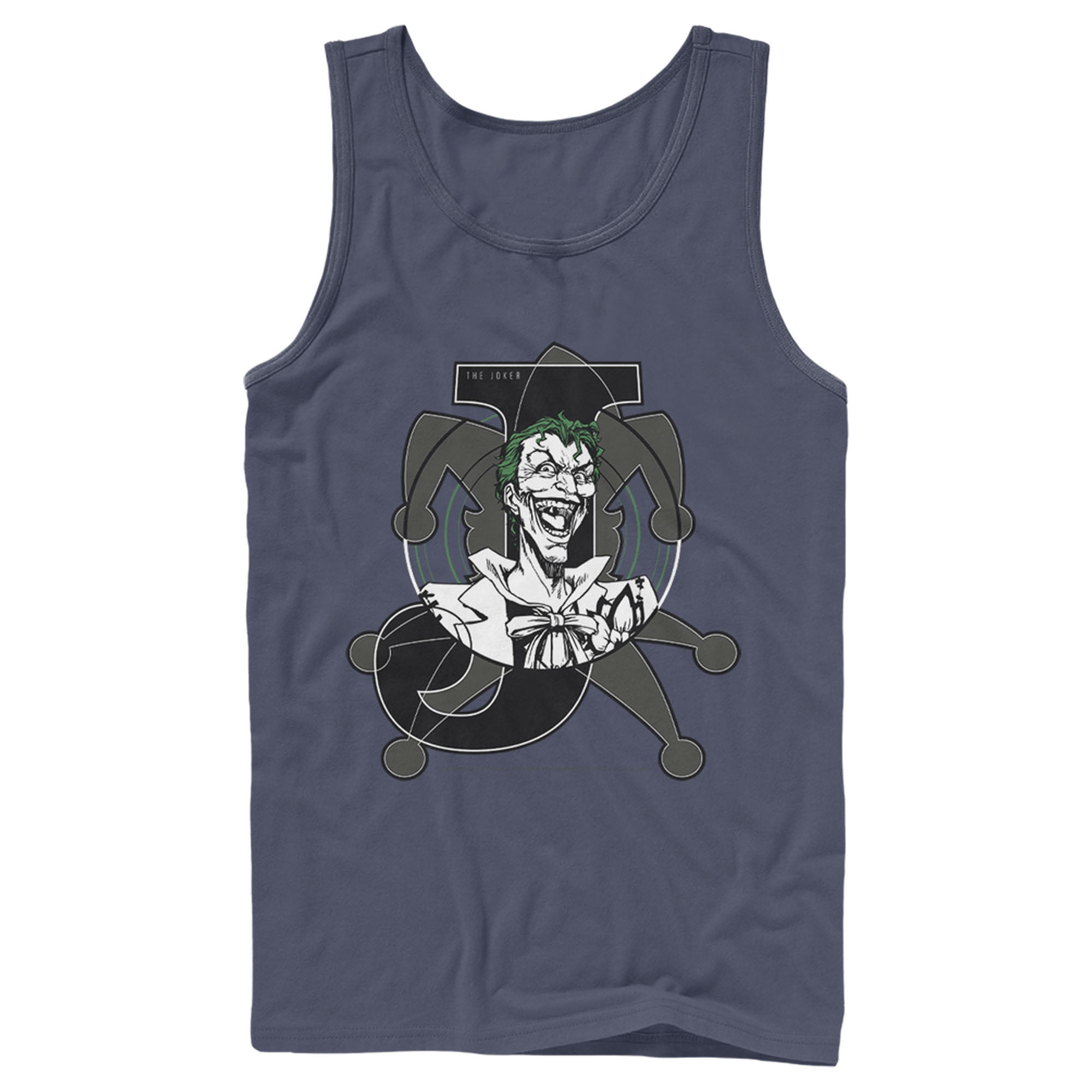 Men's Batman Joker Symbol Tank Top Navy Blue Large - Walmart.com
