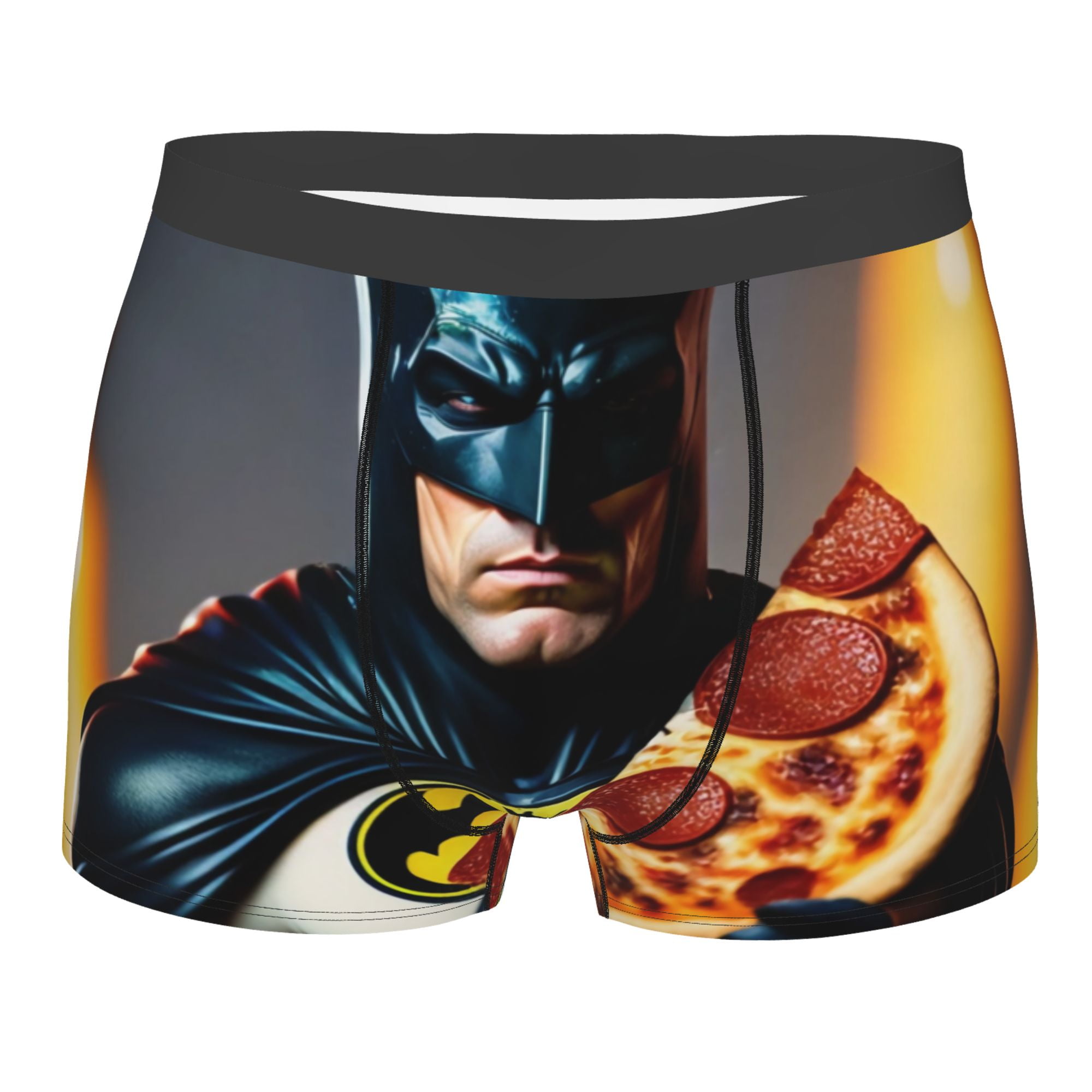 Men's Batman eating pizza with pineapple Boxer Briefs Funny Boxer ...