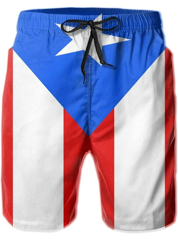 Puerto Rico Flag Swim Trunks