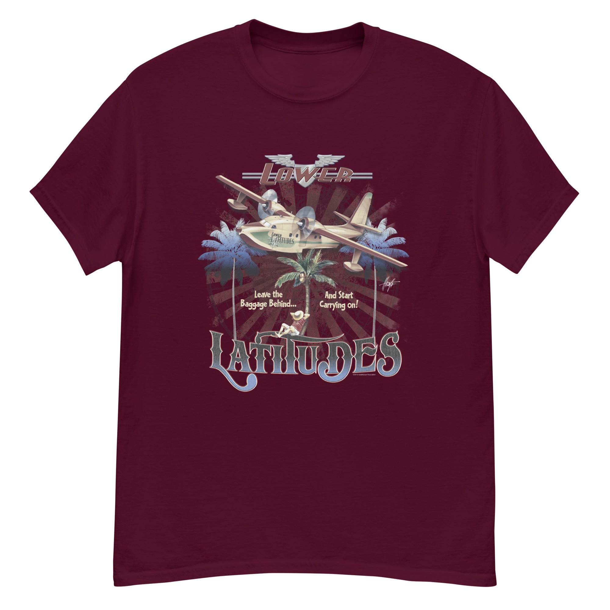 Men's Beach Tee Shirts Jimmy Buffett Style Tropical T-Shirt Leave ...