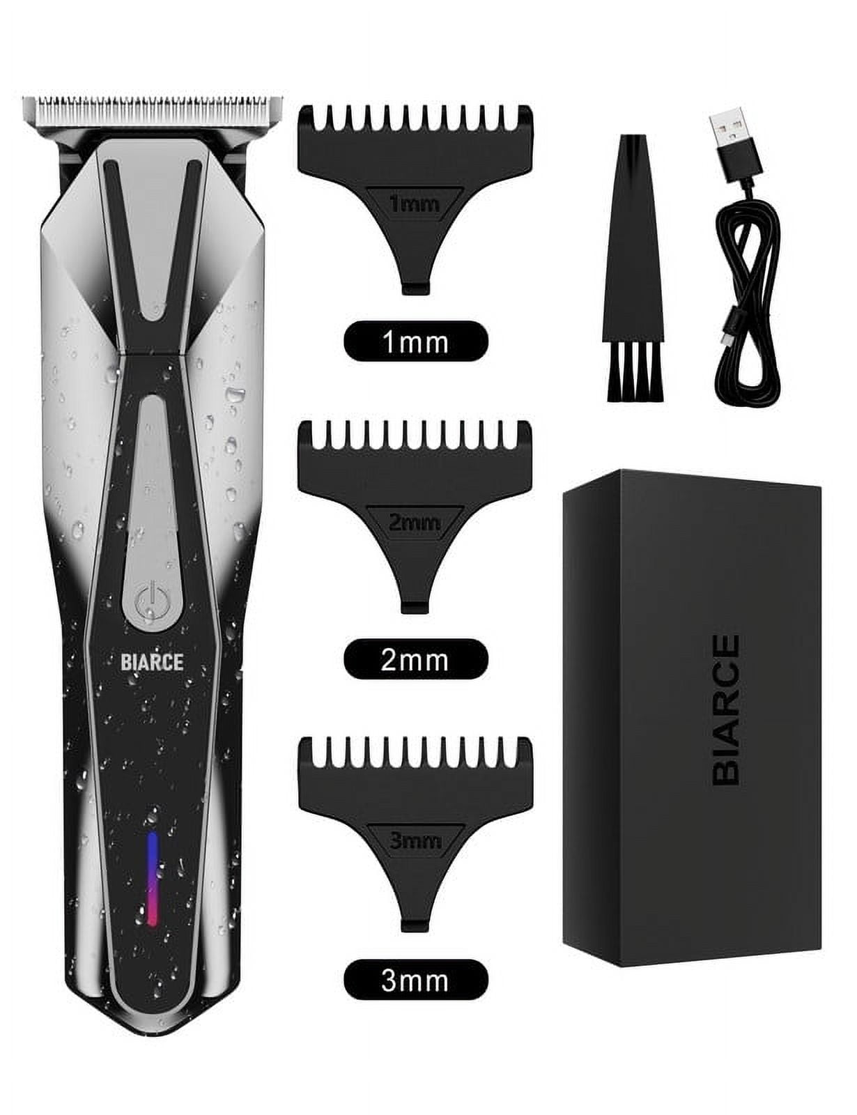 Men's Beard Trimmer Cordless Hair Clippers for Men Professional Beard ...