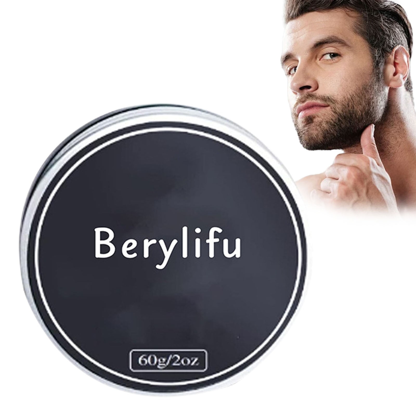 Men's Beard Wax - Natural Conditioning Balm With Shea Butter & Jojoba, Styling Wax for Dry ...