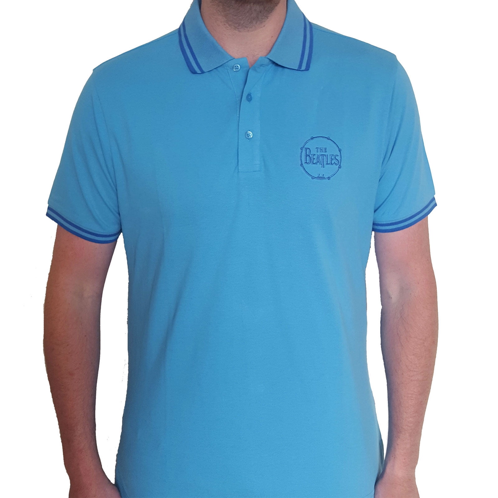 The Beatles Unisex Polo Shirt Drum Logo (Medium) - Walmart.com