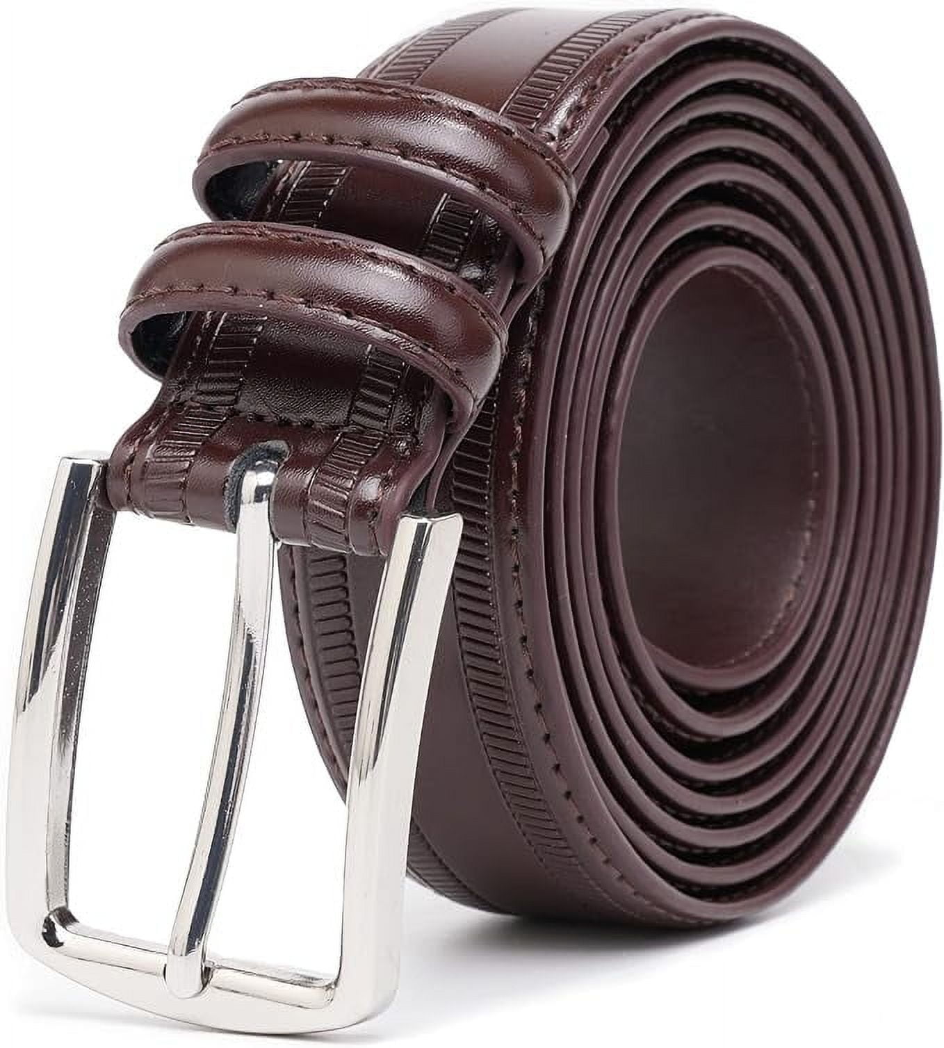 Men's Belt Big & Tall 56"-80" Embroidered Genuine Leather Extra Long ...