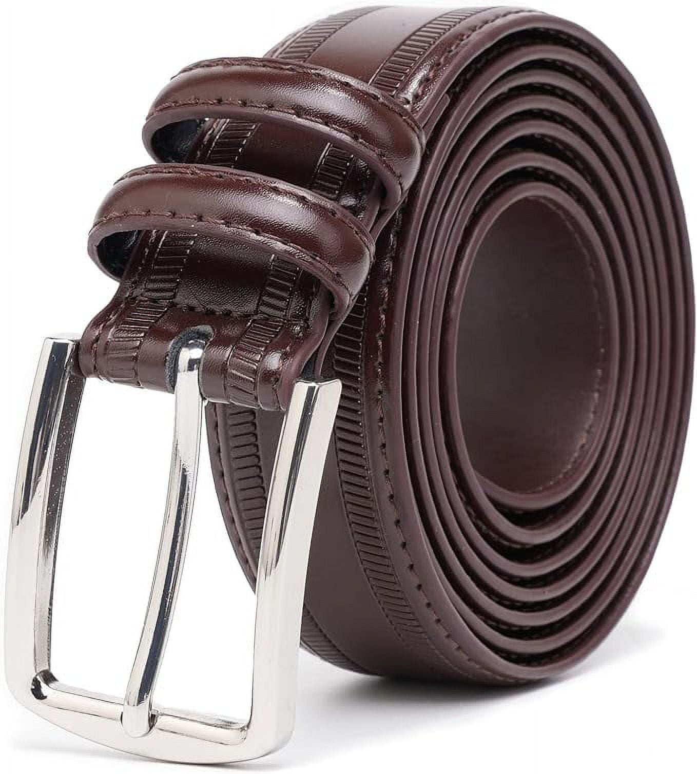 Men's Belt Big & Tall 56"-80" Embroidered Genuine Leather Extra Long ...