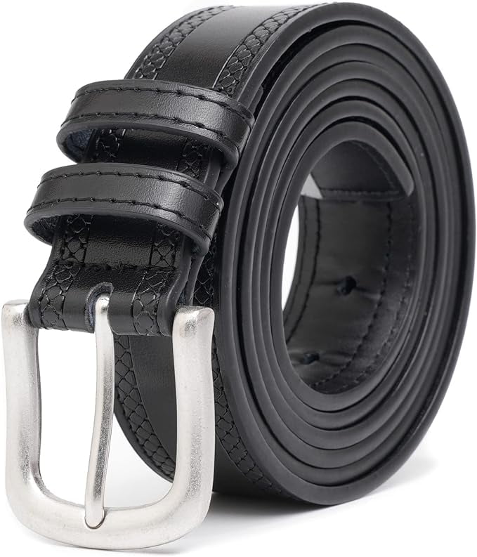 Men's Belt Big & Tall 56"-80" Embroidered Genuine Leather Extra Long ...