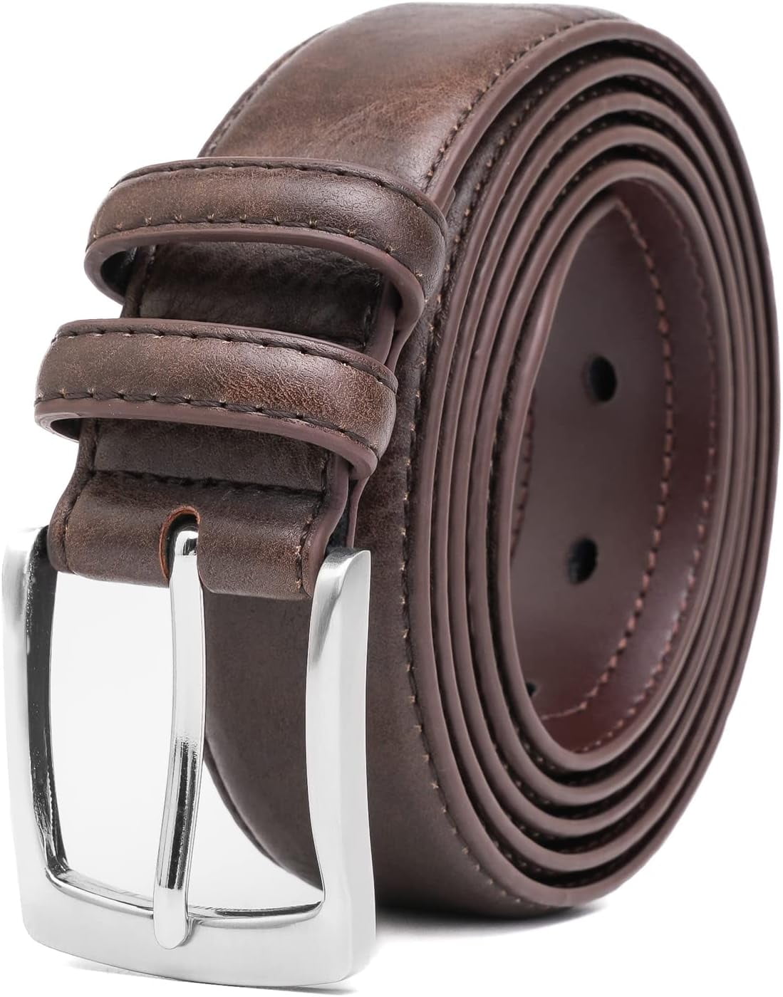 Men's Belt Big & Tall 56"-80" Genuine Leather Belt Reinforced Strap ...