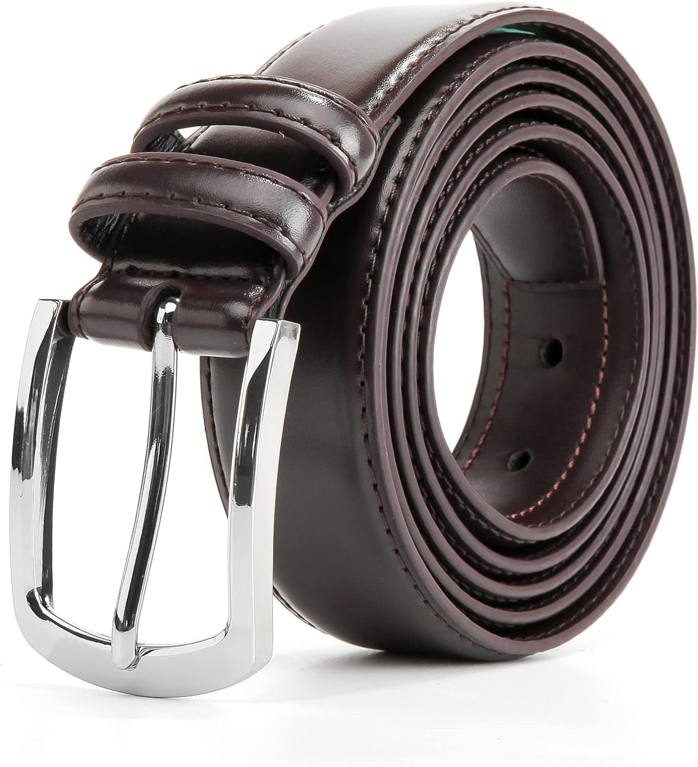 Men's Belt Big & Tall 56"-80" Genuine Leather Belt Reinforced Strap ...