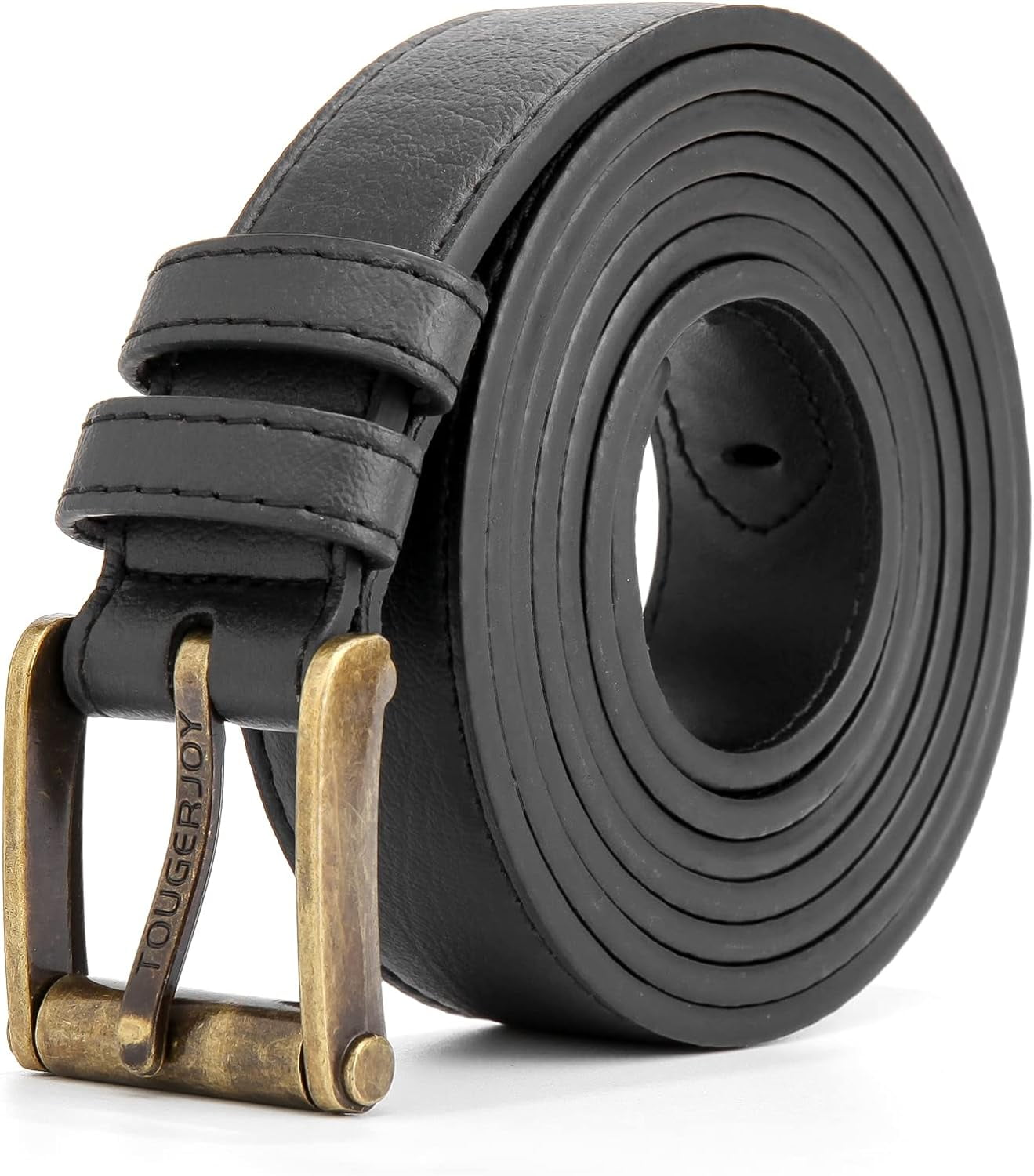 Men's Belt Big & Tall 56"-80" Genuine Leather Belt Reinforced Strap ...