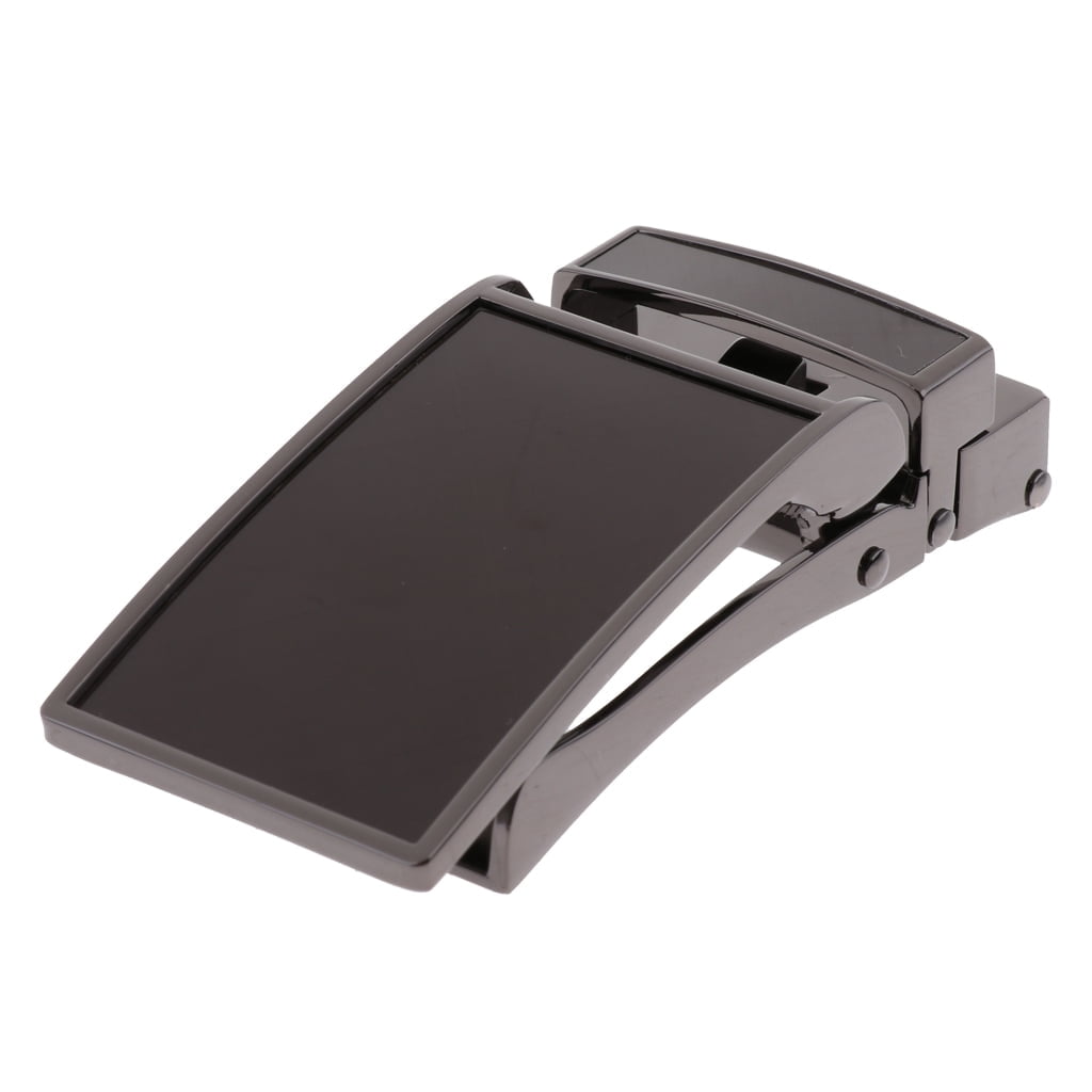 Men's Belt Buckle Automatic Slide Click Buckle Ratchet Belt - Walmart.com