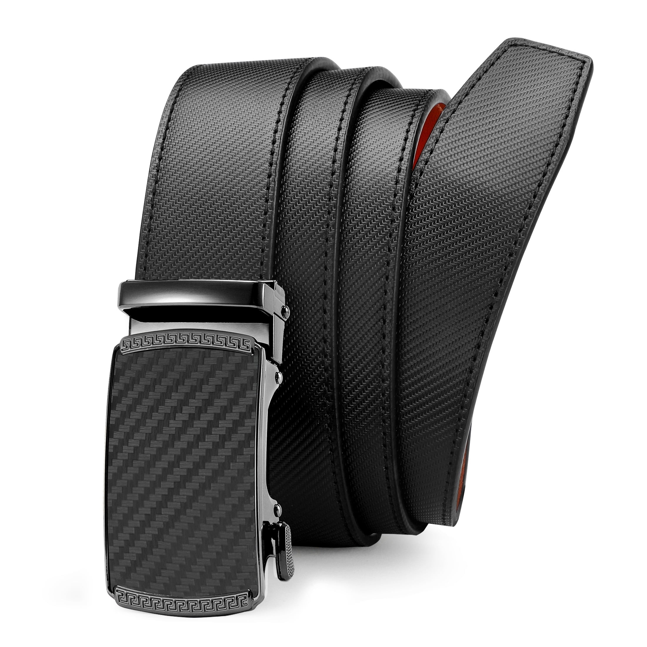 Men's Belt, Leather Ratchet Belt, Micro Adjustable Belt, Suitable for ...