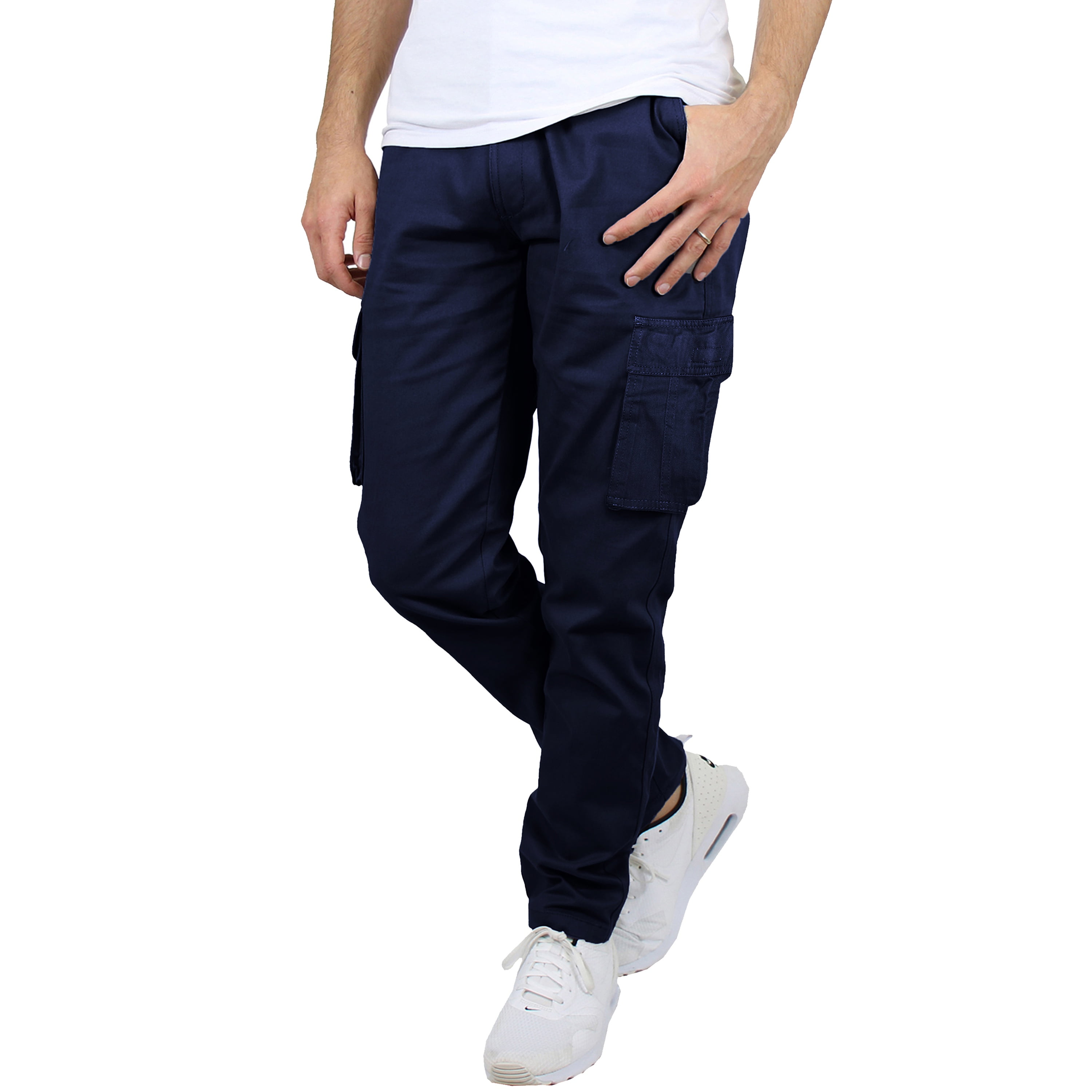 Men's Cotton Flex Stretch Classic Cargo Pants - Walmart.com