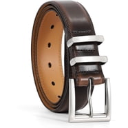 Genuine Leather Dress Belt for Men - Suits, Jeans, Uniform, Single ...