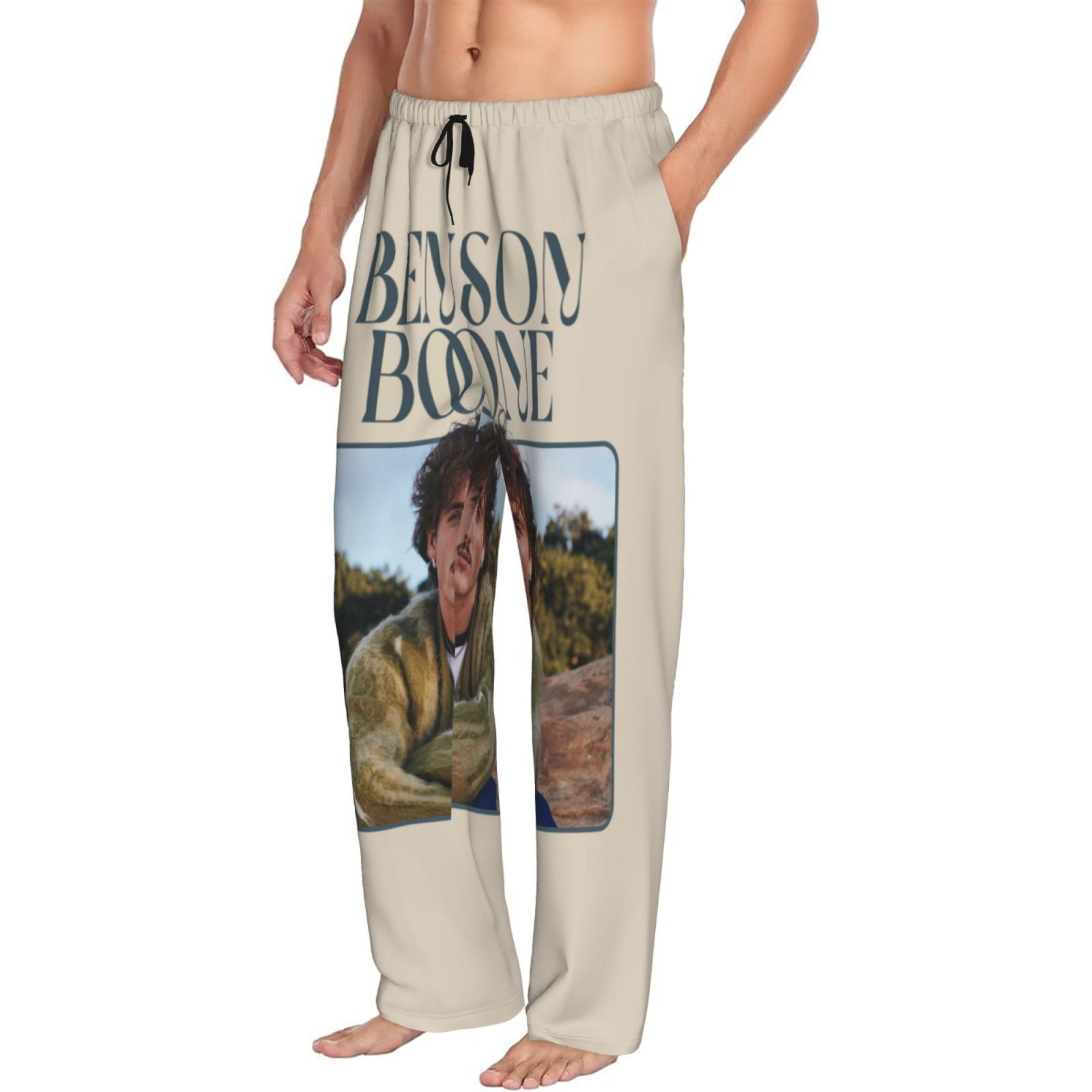 Men's Benson Boone Pajama Pants Lounge Sleepwear PJ Bottoms with ...