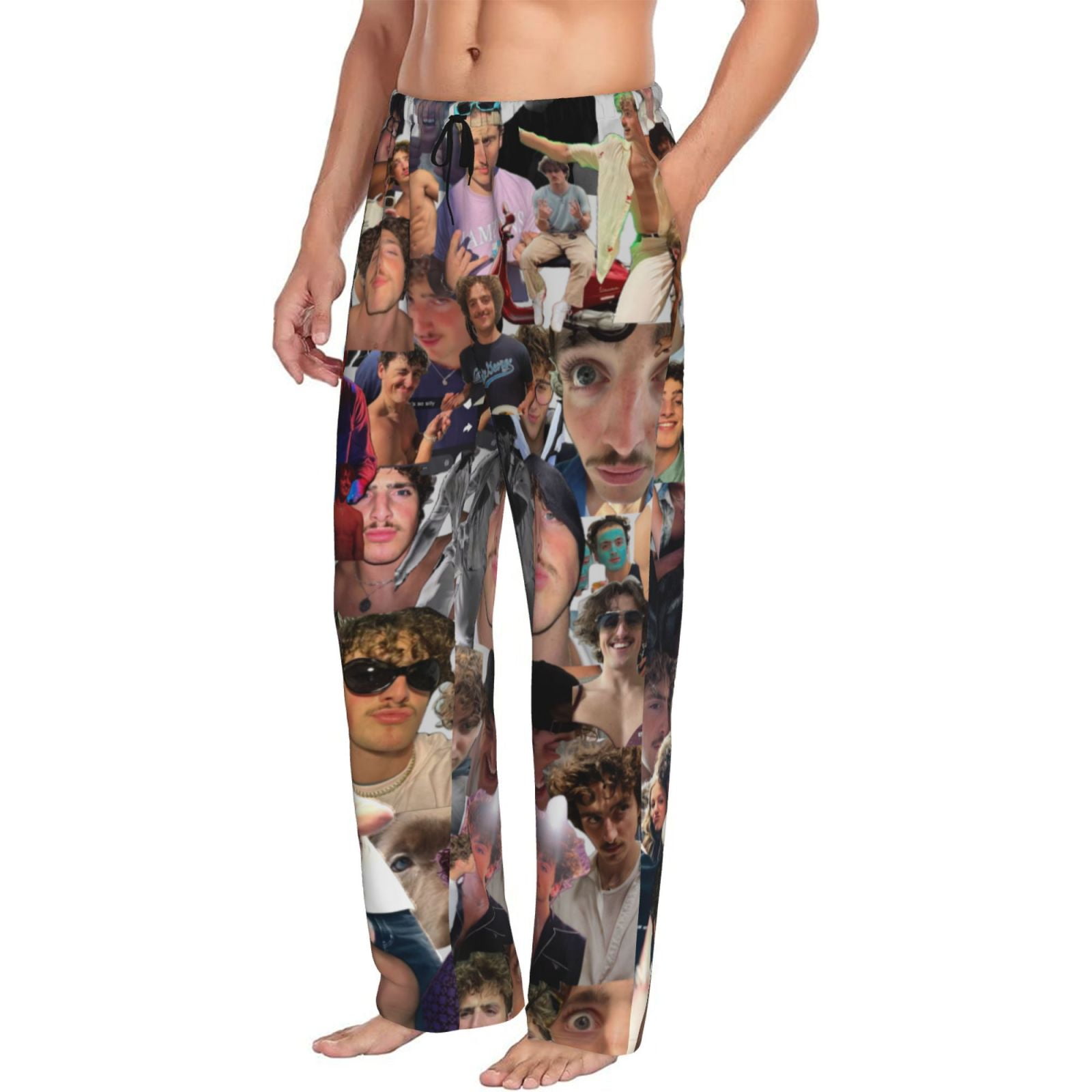 Men's Benson Boone Pajama Pants Lounge Sleepwear PJ Bottoms with ...