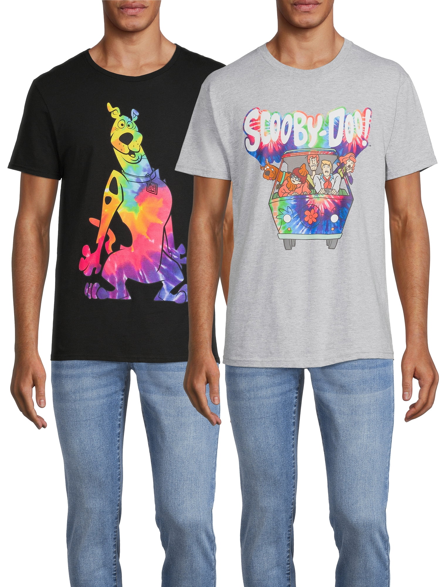 Scooby-Doo Graphic Tees 2-Pack - men's & men's Sizes S-3XL - Walmart.com