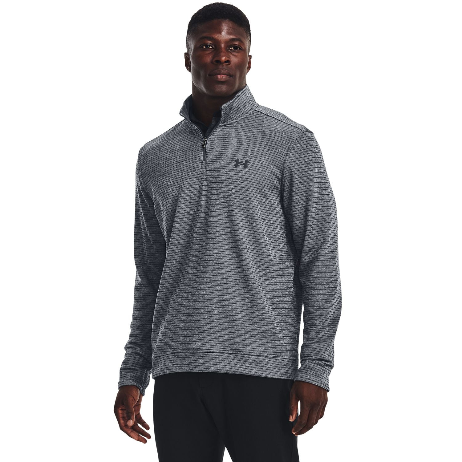 Big & Tall Under Armour Storm Quarter Zip Fleece Color: Pitch Gray Size ...