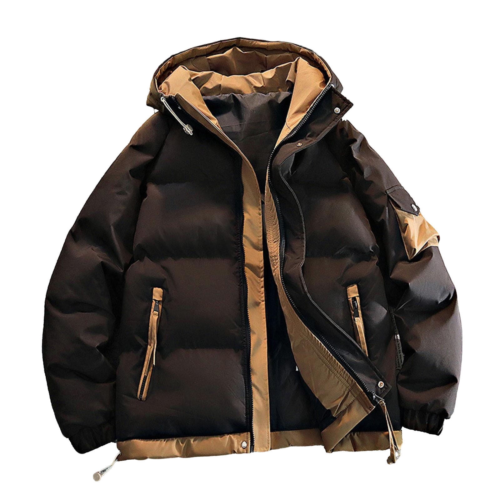 Men's Big and Tall 4X Hooded Jacket with Heavy Duty Construction for ...