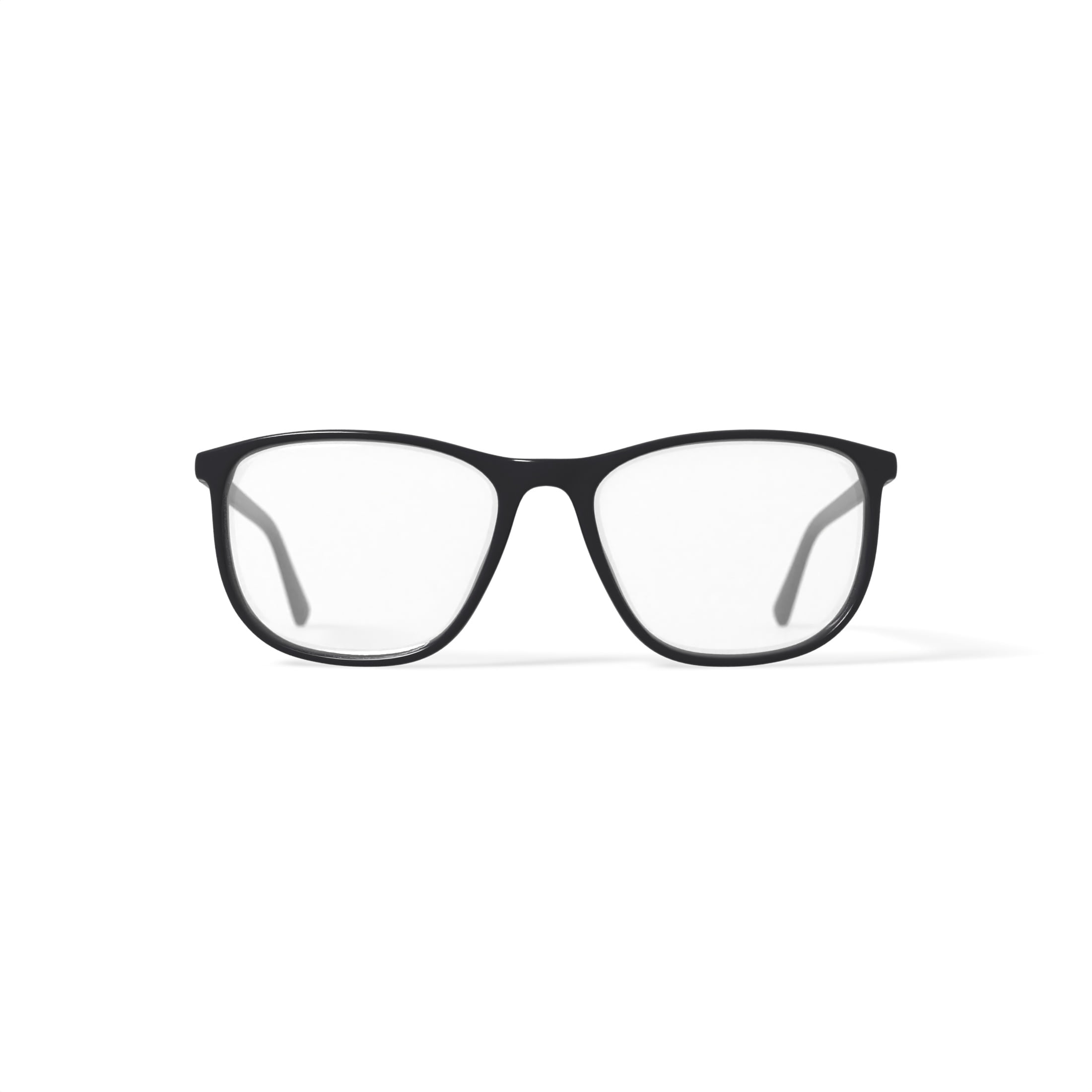 Bio Eyes Men's BE126 Square Prescription Eyeglasses with Case, Shiny ...