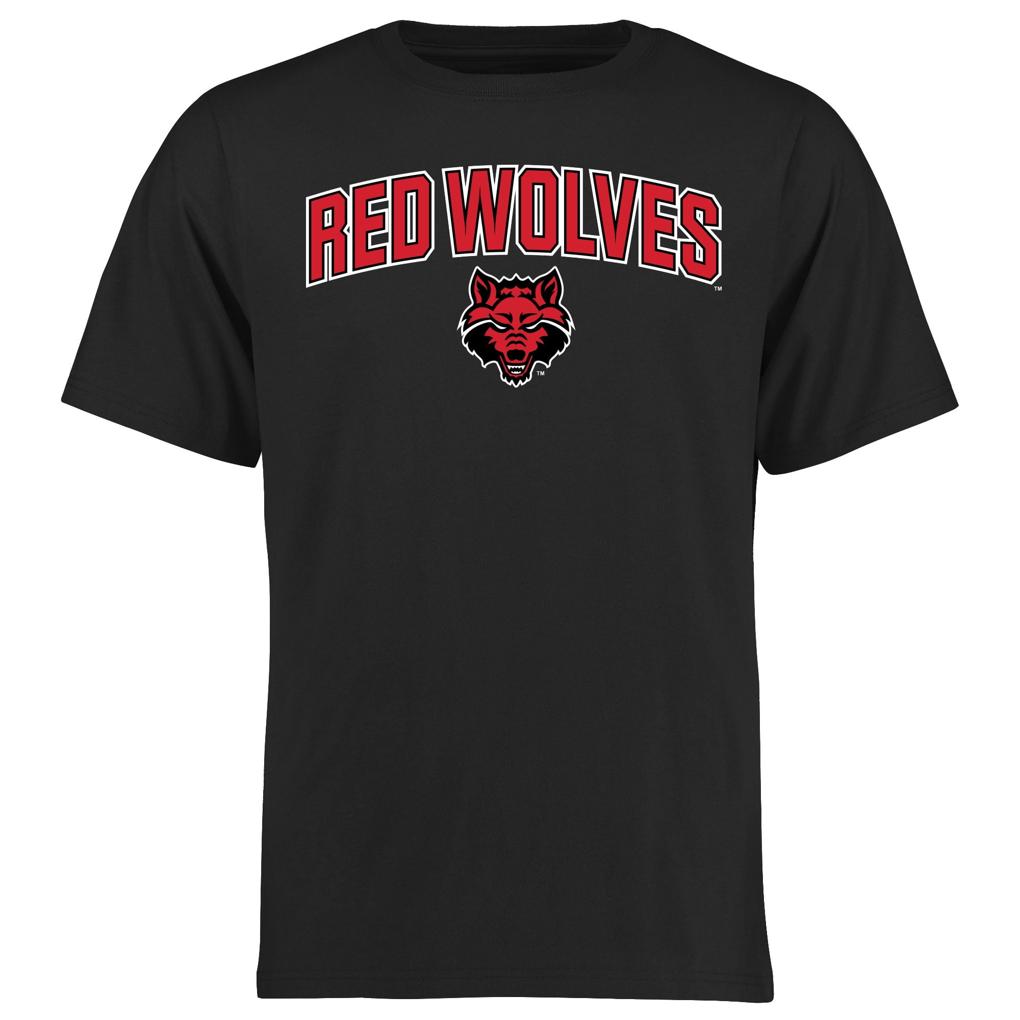 Men's Black Arkansas State Red Wolves Proud Mascot T-Shirt - Walmart.com