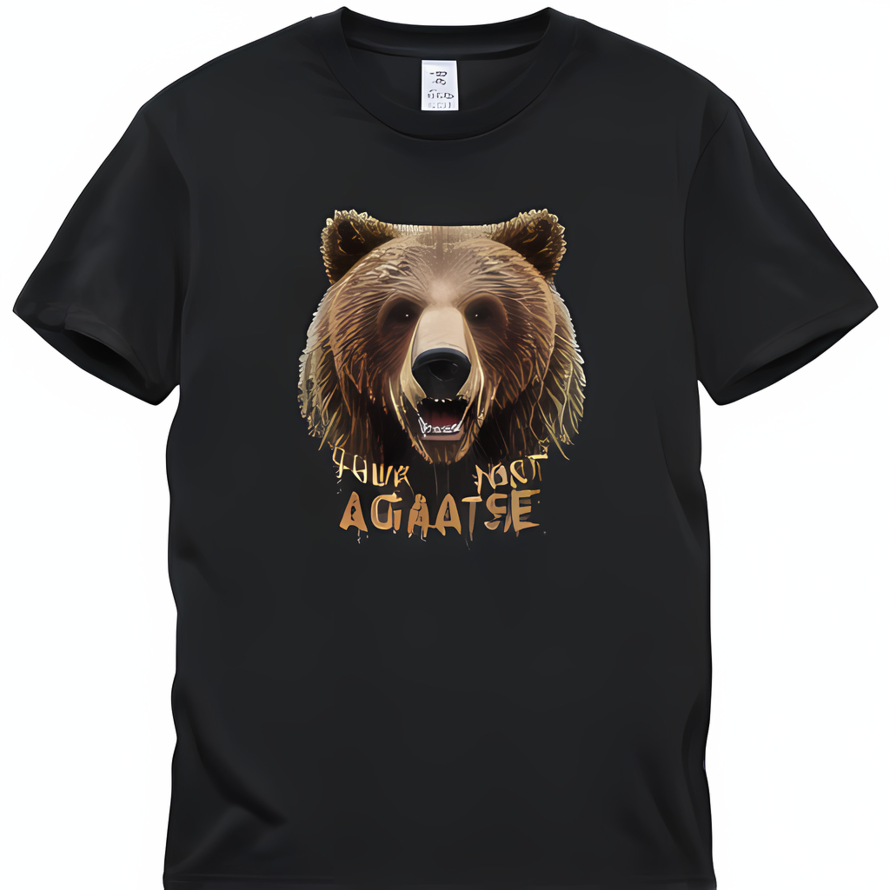 Men's Black Basketball Player Graphic T-Shirt with Indoor Court ...