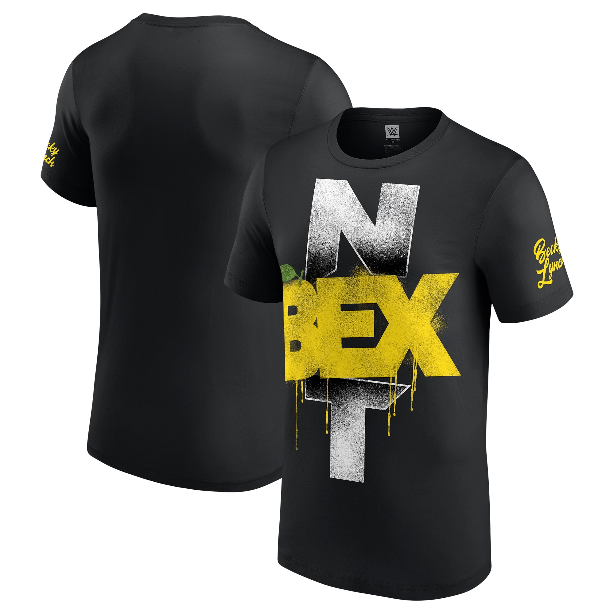 Men's Black Becky Lynch N-Bex-T T-Shirt - Walmart.com
