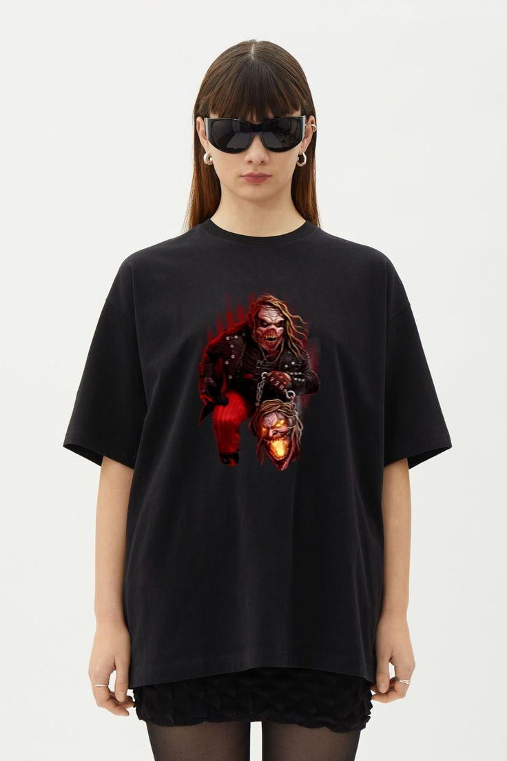 Men's Black Bray Wyatt The Fiend Lantern WWE Dark T-Shirt, for men ...